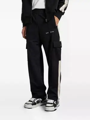 Palm Angels Stripe-detailing Cargo Trousers