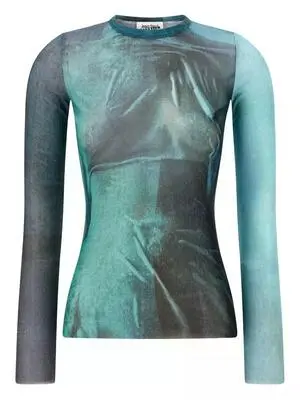 JEAN PAUL GAULTIER Long-sleeve Top - Blue