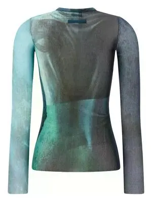 JEAN PAUL GAULTIER Long-sleeve Top - Blue
