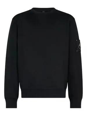 Moose Knuckles Logo Appliqué Sweatshirt - Black