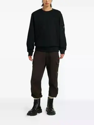 Moose Knuckles Logo Appliqué Sweatshirt - Black
