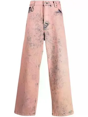 Études Studio Wide-leg Garment-dyed Jeans