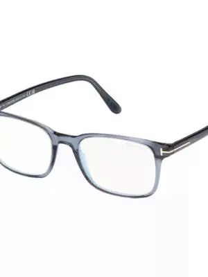 TOM FORD Rectangle-frame Glasses - Blue