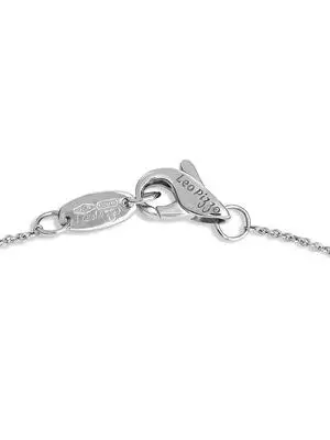 LEO PIZZO 18kt White Gold Flora Diamond Necklace - Silver