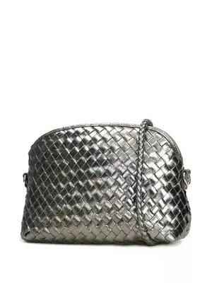 Dragon Diffusion Fellini Woven Cross Body Bag - Silver