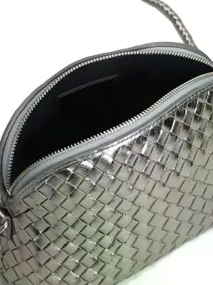 Dragon Diffusion Fellini Woven Cross Body Bag - Silver
