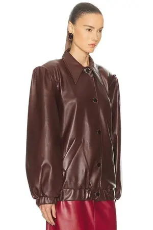 ROWEN ROSE Bomber Jacket - Brown