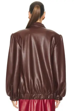 ROWEN ROSE Bomber Jacket - Brown