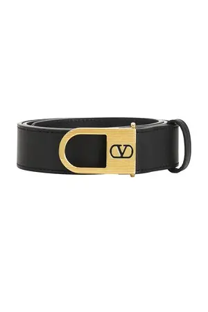 Valentino Garavani Vlogo Signature Belt - Nero