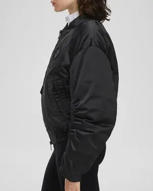 Canada Goose Jade Down Satin Bomber Jacket - Black