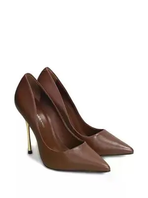 ANDREA CARRANO 110mm Pointed-toe Stiletto Pumps - Brown