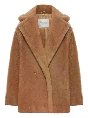 Max Mara Short Teddy Double-breasted Coat