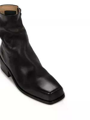 Marsèll Square-toe Boots - Black