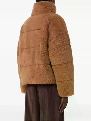 Max Mara Alfredo Funnel-neck Panelled Jacket