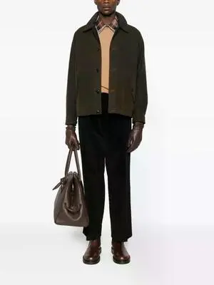 BARACUTA Corduroy-collar Jacket