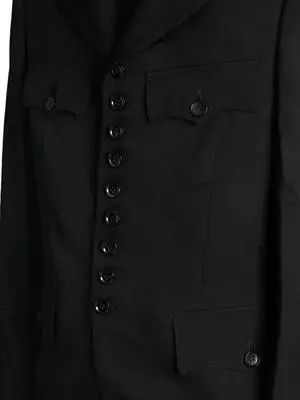 Comme Des Garçons Buttoned Pocket Jacket
