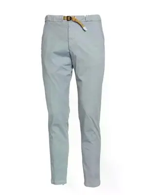 White Sand Stretch Pants For Men