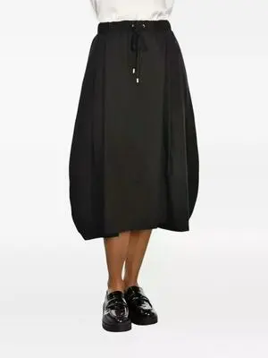GRAN SASSO Drawstring Midi Skirt
