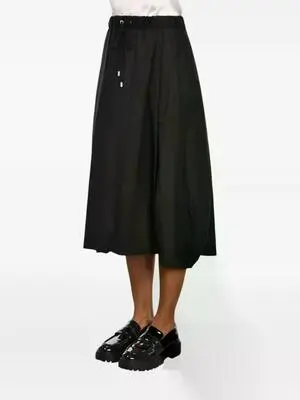 GRAN SASSO Drawstring Midi Skirt