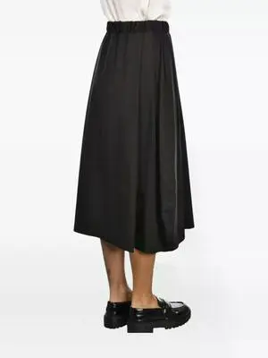 GRAN SASSO Drawstring Midi Skirt