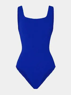 Hunza G Coverage Square Neck Swimsuit - Royal Blue