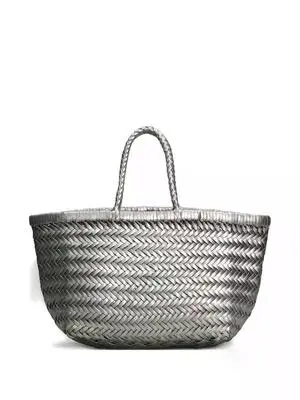 Dragon Diffusion Small Triple Jump Woven Tote Bag - Silver