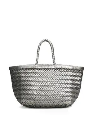 Dragon Diffusion Small Triple Jump Woven Tote Bag - Silver