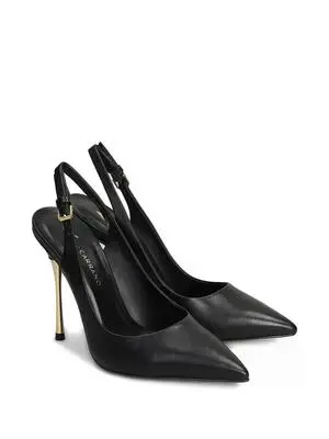 ANDREA CARRANO Slingback Stiletto Pumps - Black