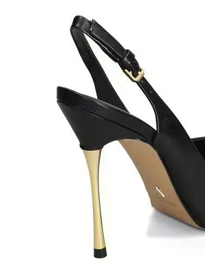 ANDREA CARRANO Slingback Stiletto Pumps - Black