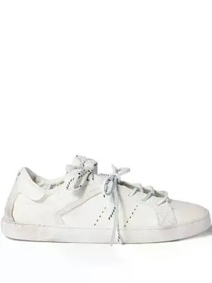 Miu Miu Deco Leather Sneakers - White