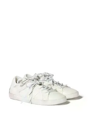 Miu Miu Deco Leather Sneakers - White