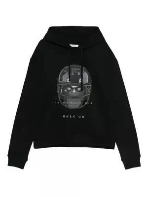 IH NOM UH NIT Graphic-print Hoodie - Black