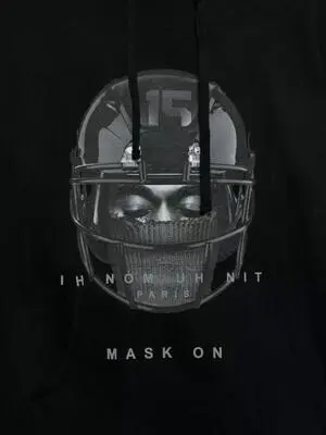 IH NOM UH NIT Graphic-print Hoodie - Black