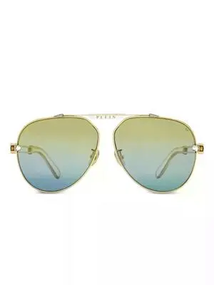 Philipp Plein Thin Bridge Pilot Sunglasses
