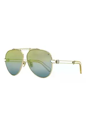 Philipp Plein Thin Bridge Pilot Sunglasses
