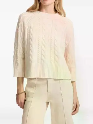 ELENA MIRO` Cable-knit Sweater