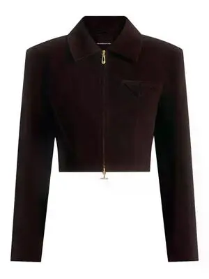 MANIÈRE DE VOIR Adina Velvet Zip Jacket