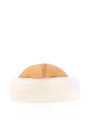 TOTEME Shearling Hat - Neutrals