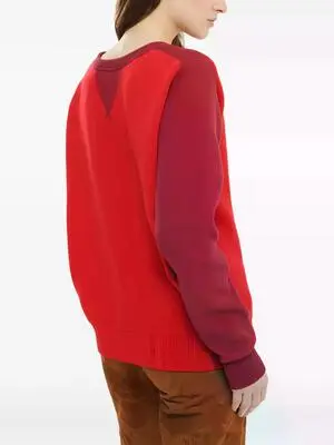1989 STUDIO Round-neck Panelled Sweater