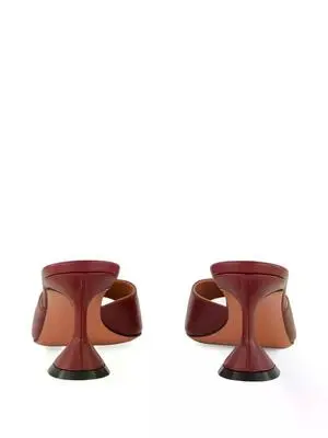 Amina Muaddi 70mm Lupita Sandals - Red