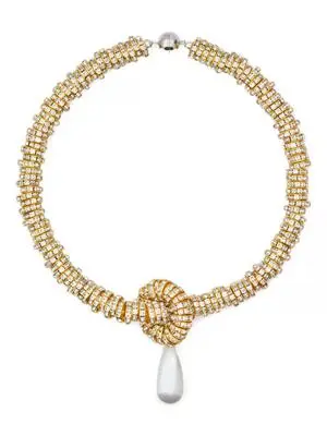 JULIETTA Pearl-drop Necklace - Gold
