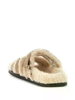 Tory Burch Shearling Slides