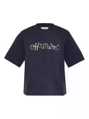 Off-white Embroidered T-shirts For Women