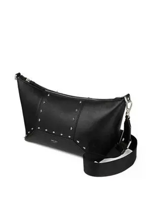 JIMMY CHOO Diamond-studded Zip Shoulder Bag