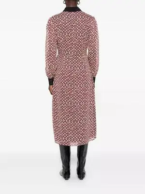 Liu Jo Geometric-pattern Collared Dress