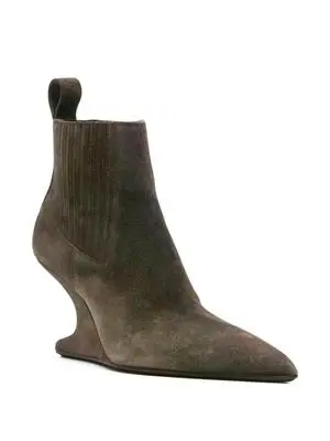 Rick Owens 80mm Sharp Ankle Boots