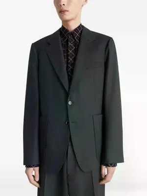 LEMAIRE Tailored Wool Blazer - Black