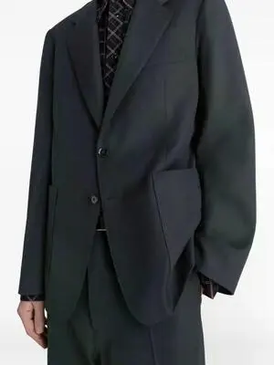 LEMAIRE Tailored Wool Blazer - Black