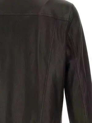 Tagliatore Leather Shirt Jacket