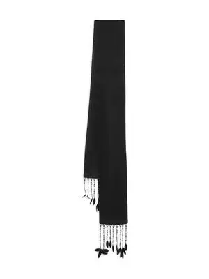 TOTÊME Fringed Scarf - Black